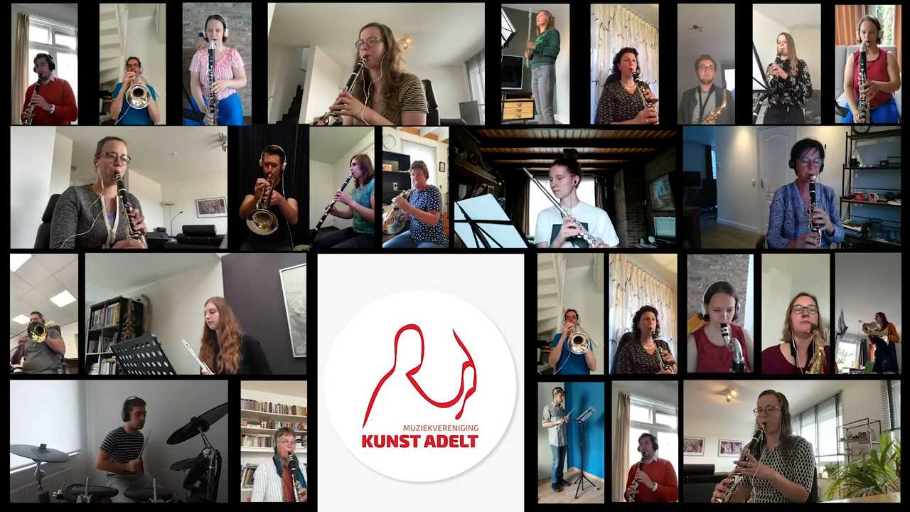 Kunst Adelt maakt muziek tijdens concert KArantaine | Muziekvereniging ...